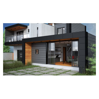 Contemporary Factory Inspired Home - Modern - Exterior - Toronto - by ...