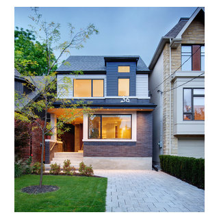 Contemporary North Toronto Custom Home - Contemporary - Exterior ...