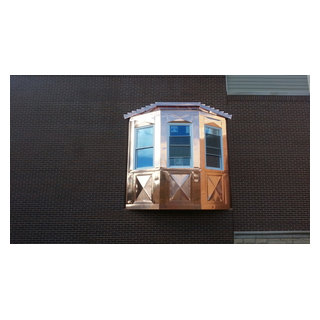 Copper Bay Windows & Copper Soffit Fascia - Chicago, IL - Modern ...