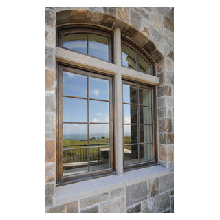 Copper Clad Windows with Stone Trim - Traditional - Exterior - San ...