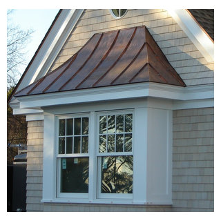 Copper Standing Seam Roof over Window - Traditional - Exterior - Boston ...