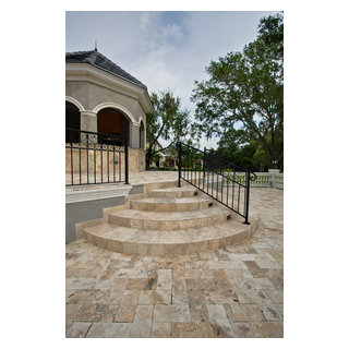 Country Classic Travertine Pavers - Traditional - Exterior - Other - by ...