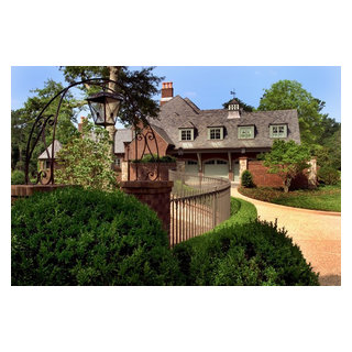 Country Estate Traditional Exterior Atlanta By Land Plus
