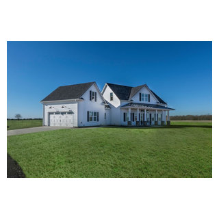 Country Farmhouse Custom Home - Country - House Exterior - Dallas - by ...
