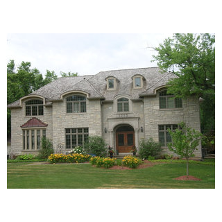 Country Manor Stone Veneer - Moderne - Façade - Détroit - par Capital ...