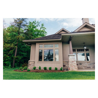 Craftsman Home - Lake Simcoe - Arts & Crafts - House Exterior - Toronto ...