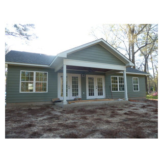 Craftsman style cabin, custom designed and built - Craftsman - Façade ...