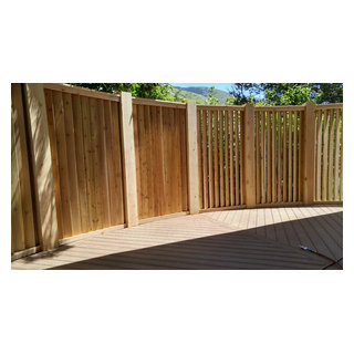 Curved Privacy Fence - Moderne - Façade - Salt Lake City - par ...