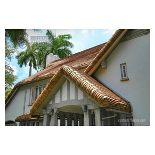 Curved Roof Edges - Tropical - Exterior - Miami - by Custom Shingles ...