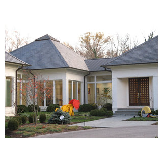 Custom Contemporary Home - Transitional - Exterior - Cincinnati - by ...
