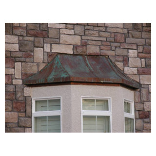 Custom Copper Bay Window Cover - House Exterior - Los Angeles - by The ...