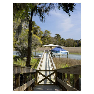 Custom gate at deep water dock - Tropical - Exterior - Charleston - by ...