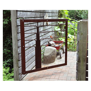 Custom Gate - Modern - Exterior - Louisville - by Rock Paper Hammer | Houzz