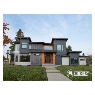 Custom Home in Crestwood - Modern - Exterior - Edmonton - by Kimberley ...
