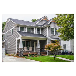 Custom Home- Michigan - Craftsman - Exterior - Detroit - by Fieldstone ...