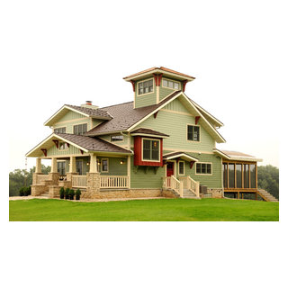 Custom Home with Lookout Tower - Craftsman - Exterior - Other - by User ...