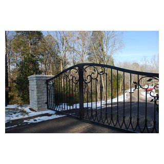 Custom Iron Gate - Traditional - House Exterior - Other - by Crabtree ...