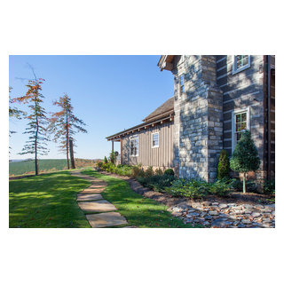 Custom Log & Timber Frame Home - Rustic - Exterior - Other - by ...