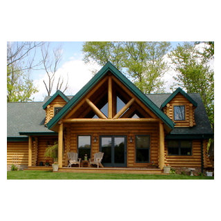 Custom Log Home (Swedish Cope) - Rustic - Exterior - Other - by Design ...