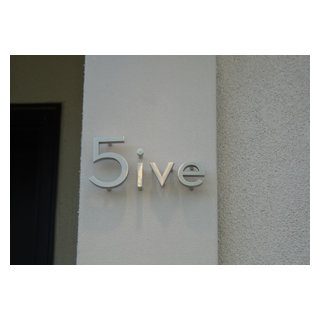 custom modern house numbers - Modern - Exterior - Phoenix - by Modern ...