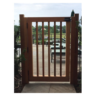 Custom Red Cedar Walk Gate - Traditional - Exterior - New York - by ...