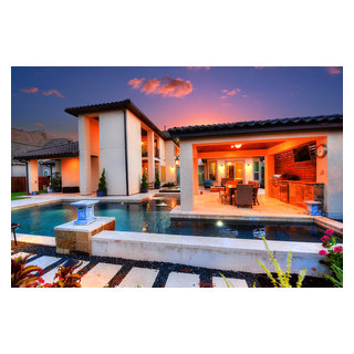 Custom Swimming Pool in Katy Texas - Modern - Exterior - Houston - by ...