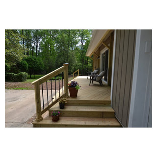 Customized Deck Railing Design - Transitional - Exterior - Raleigh - by ...