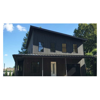 Cypress Shiplap Exterior Siding Prefinished Semi-Transparent Black ...