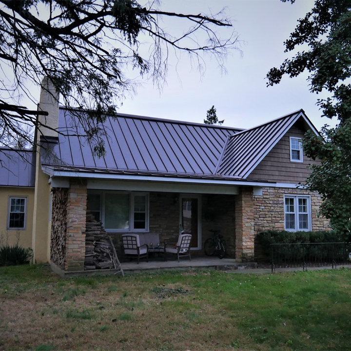 Dark Bronze Metal Roof - Photos & Ideas | Houzz