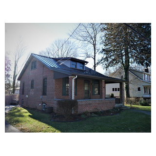Dark Brown Standing Seam Metal Roof on Colonial Home in Media, PA ...