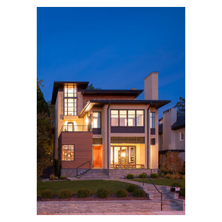 DC: Airy Modern Perch Over the Potomac River - Contemporary - Exterior ...