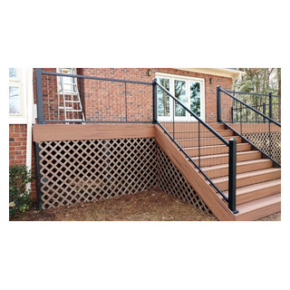 Decks with Trex Transcends and Fortress Cable Railing - Classico ...