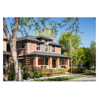 Denver Custom Home - Brick, Classic - Traditional - Exterior - Denver ...
