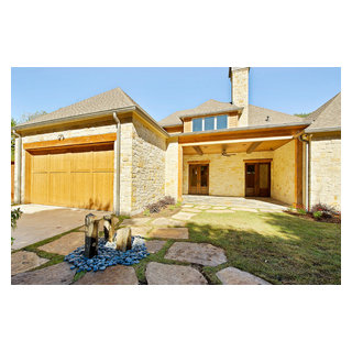 Devonshire Custom Home_Stone - Rustic - Exterior - Dallas - by LRO ...