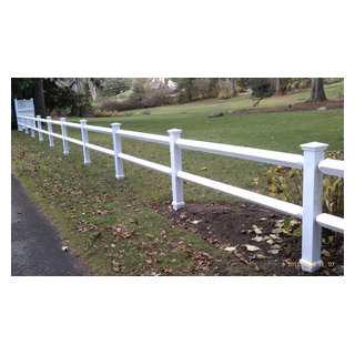Diamond Rail Fence - Traditional - Landscape - New York - by Riverside ...