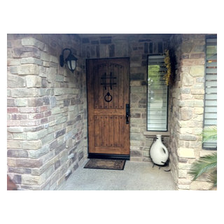 DISTRESSED STAINED FRONT DOOR - Exterior - Other - by DURATION PAINTING ...