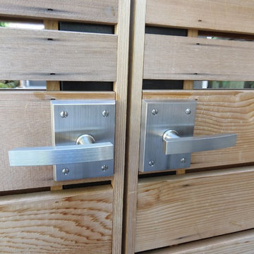 Stainless Steel Driveway Gate - Photos & Ideas | Houzz