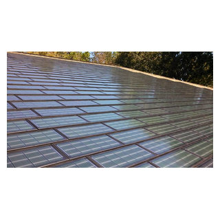 Dow Solar Shingle Installations - Contemporary - Exterior - Houston ...