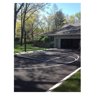 Driveway Basketball Hoop - Contemporary - Exterior - New York - by ...