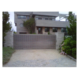 Driveway Gates - Contemporary - Exterior - New York - by East Hampton ...