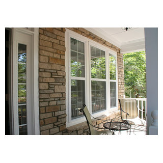 Dry Stack Stone Siding for Home Exterior Accents - Traditional - House ...