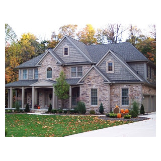 Dry Stack Stone Siding for Home Exterior Accents - Traditional ...