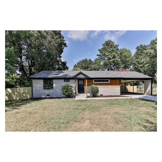 Durham Modern Ranch - Modern - Exterior - Raleigh - by Gilded Homes | Houzz
