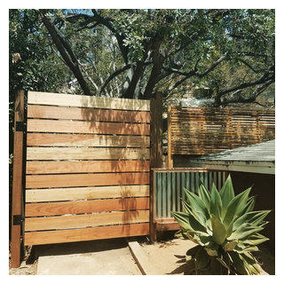 Eagle Rock Front Garden Entryway - Contemporary - Exterior - Los ...