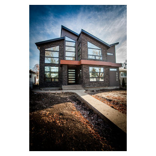Edmonton Modern Custom Infill - Modern - Exterior - Edmonton - by Homes ...