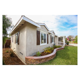 El Rey Exterior Stucco - Rétro - Façade - Orange County - par Builder ...