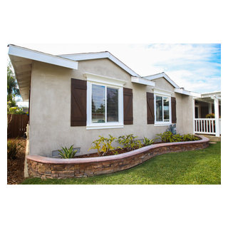 El Rey Exterior Stucco - Midcentury - Exterior - Orange County - by ...