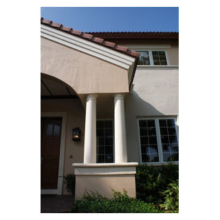 Entry columns - Mediterranean - Exterior - Tampa - by 2 YOUNG ...