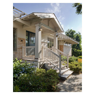 Entry Portico - Cape Cod Craftsman - Arts & Crafts - House Exterior ...