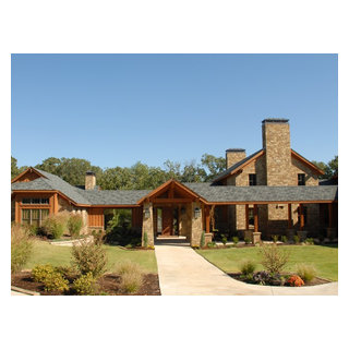 Eufaula tumbled stone - Traditional - Exterior - Oklahoma City - by ...
